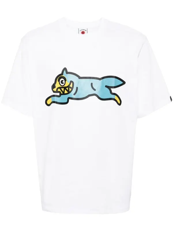 ICECREAM Running Dog Cotton T-shirt - White