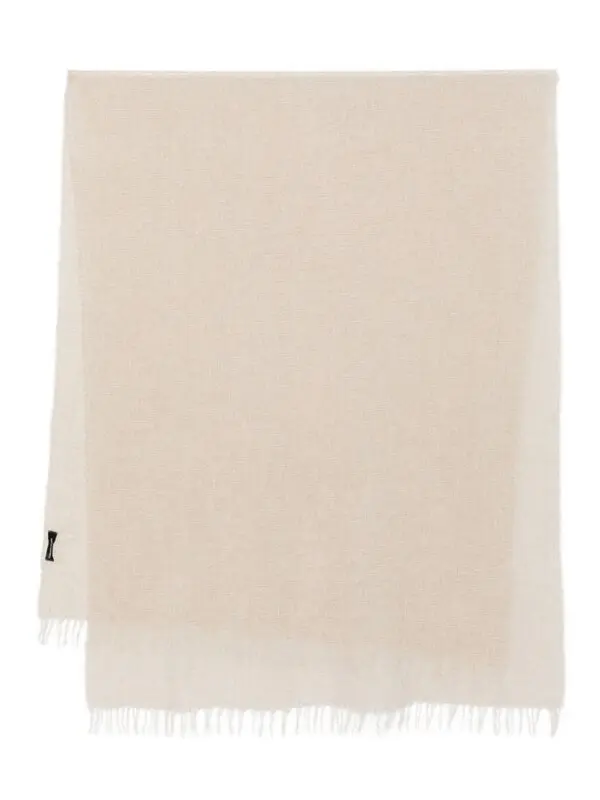 Fabiana Filippi Cashmere And Silk Scarf - Beige