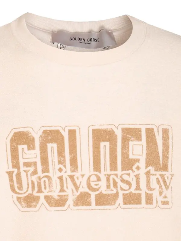 GOLDEN GOOSE Cotton Sweatshirt - White