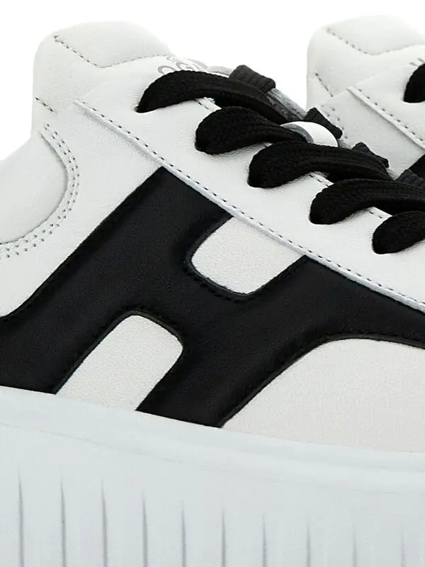 HOGAN PRE H Stripes Leather Sneakers