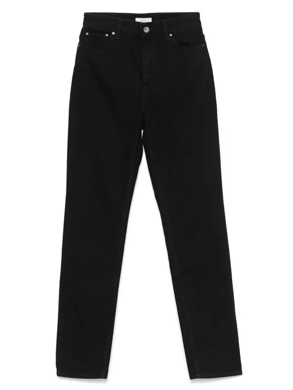 TOTEME Organic Cotton Denim Jeans - Black