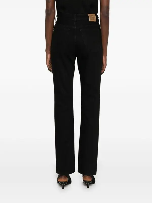 TOTEME Organic Cotton Denim Jeans - Black
