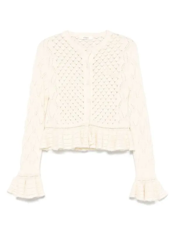 Chloé Wool And Silk Cardigan
