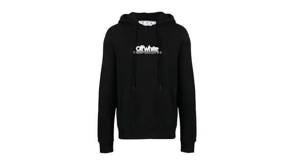 Off-White Slim Fit Logo Hoodie