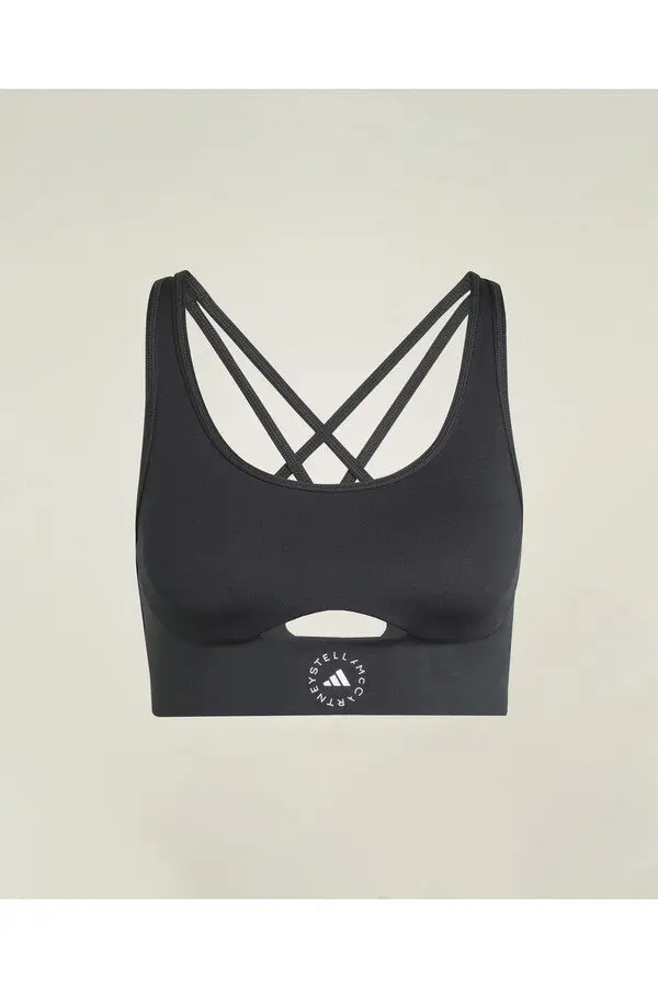 Adidas By Stella McCartney Truestrength Yoga Bra - Black