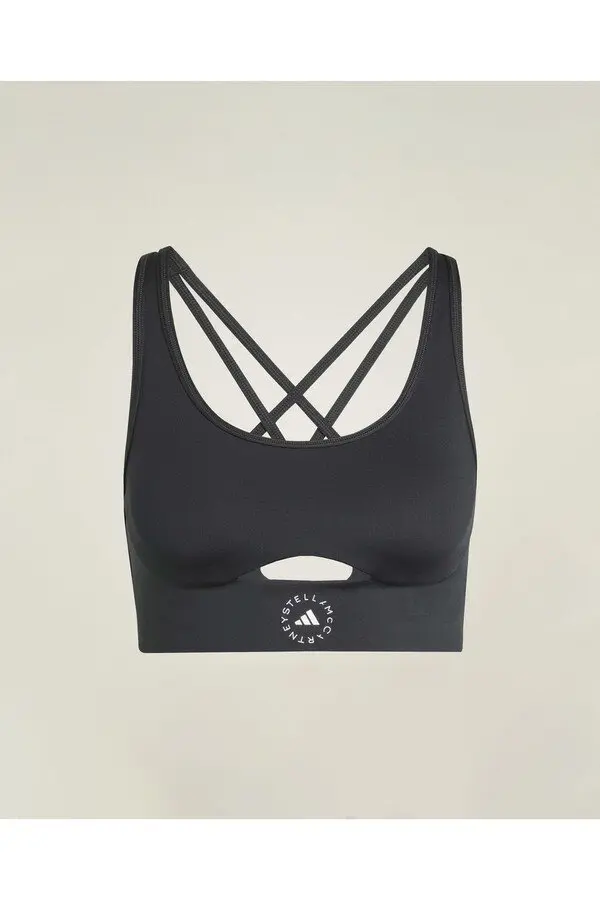 Adidas By Stella McCartney Truestrength Yoga Bra - Black