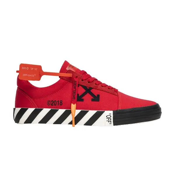 Off-White Vulc Low Top Sneakers - Red