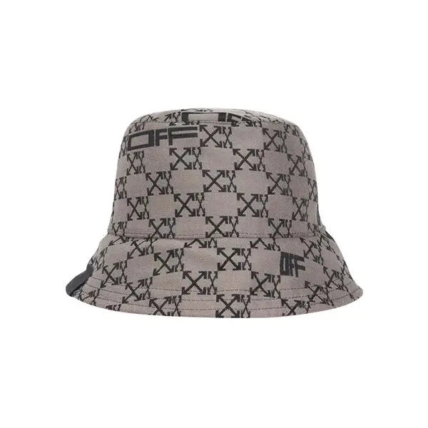 Off-White Reversible Bucket Hat - Brown