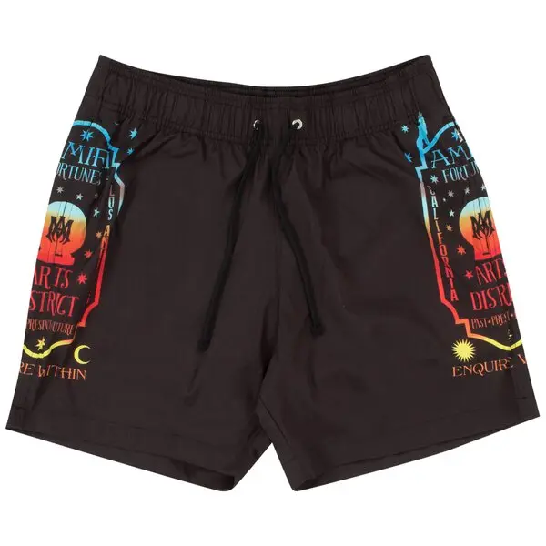 Amiri Fortune Swim Trunks - Black