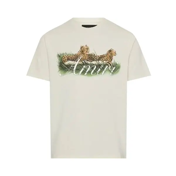 Amiri Cheetah Logo Tee