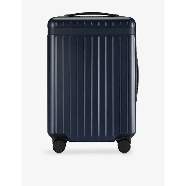 CARL FRIEDRIK The Carry-on 4-wheel Polycarbonate Suitcase 55cm - Navy/nacy