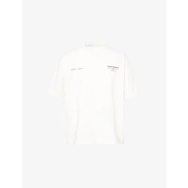 THE COUTURE CLUB Endless Summer Cotton-jersey T-shirt - Off White