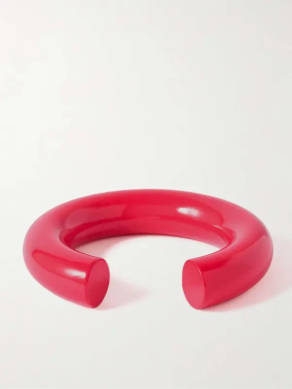 UNCOMMON MATTERS Swell Wood Cuff - Bright Pink