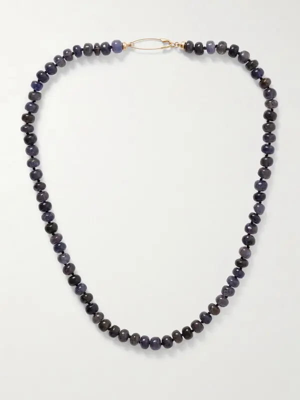 LOREN STEWART Valentine Gold Iolite Necklace - Blue