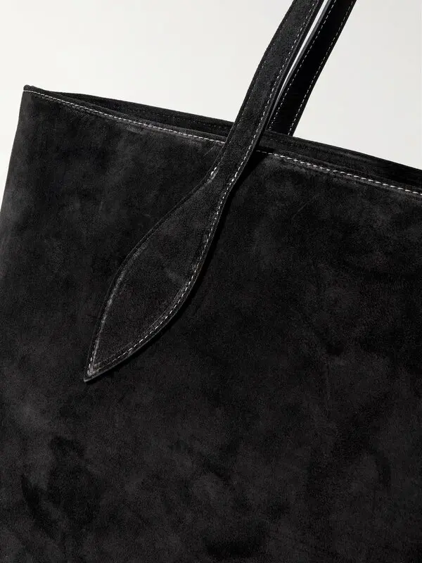 LIFFNER Mega Sprout Suede Tote - Black