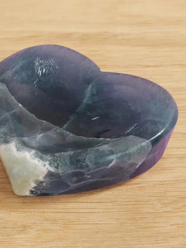 Jia Jia Heart Small Fluorite Dish