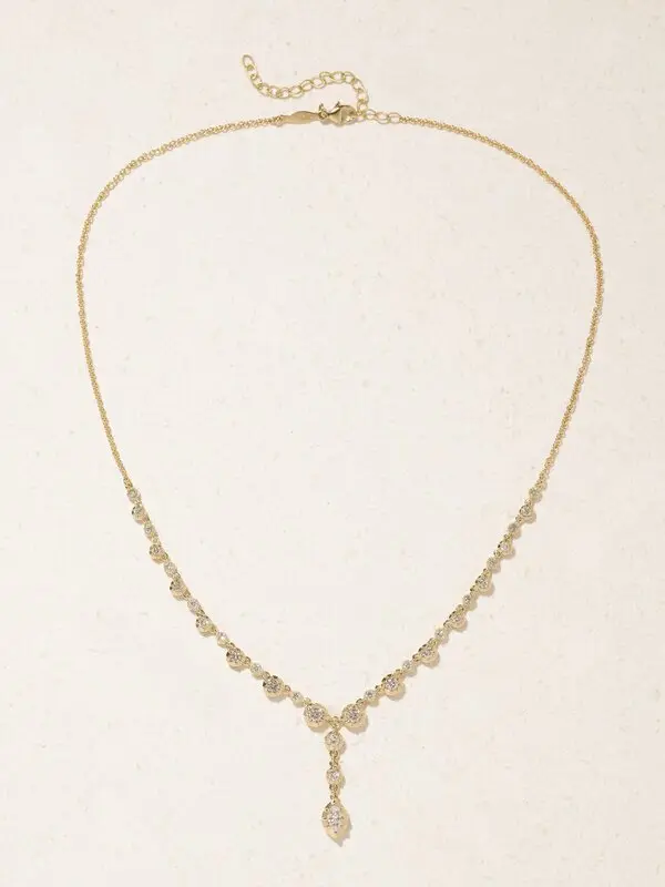 Jacquie Aiche Sophia Diamond Necklace - Gold