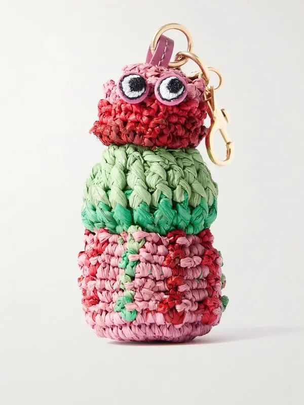 ANYA HINDMARCH Sea Urchin Raffia Bag Charm
