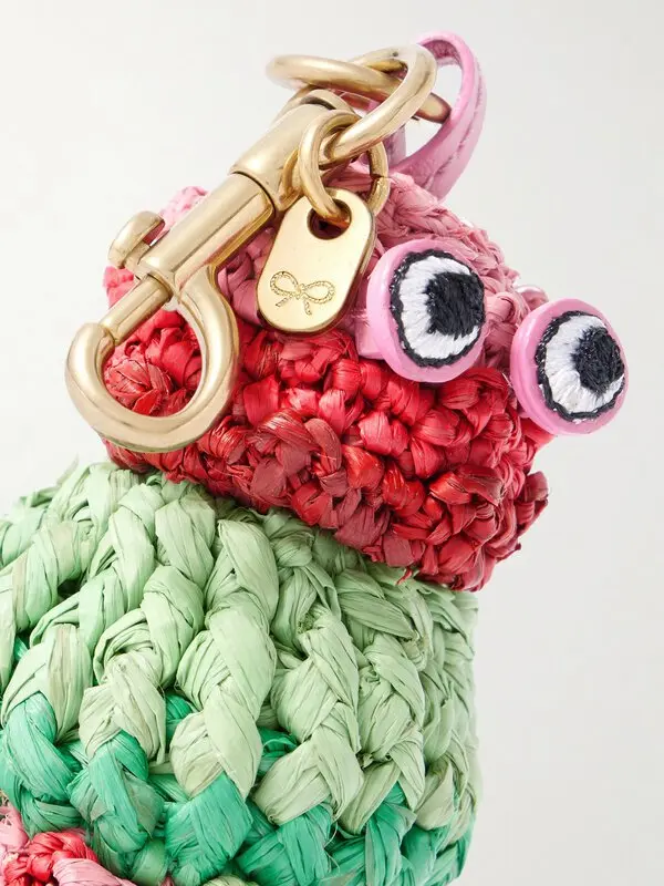 ANYA HINDMARCH Sea Urchin Raffia Bag Charm