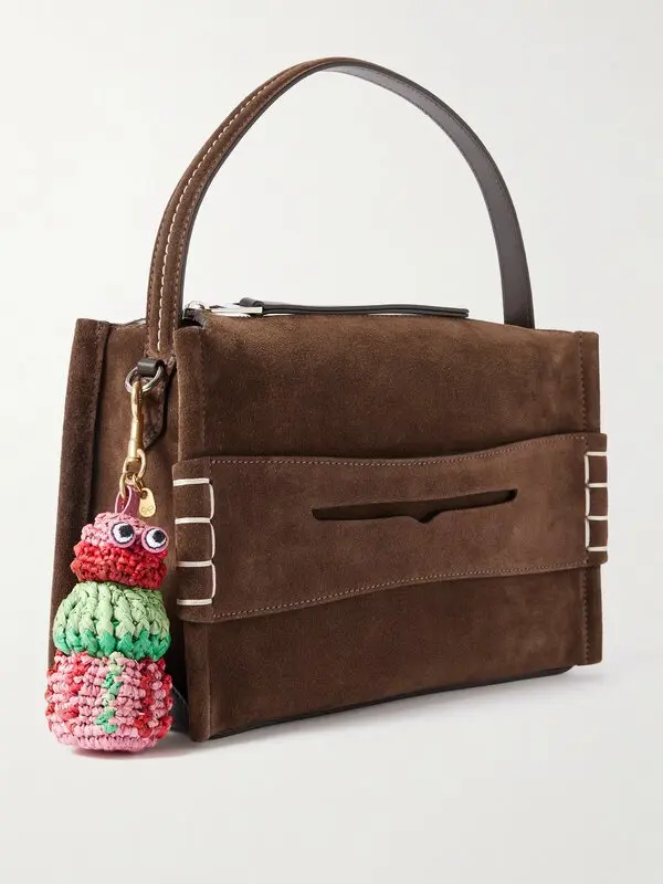ANYA HINDMARCH Sea Urchin Raffia Bag Charm