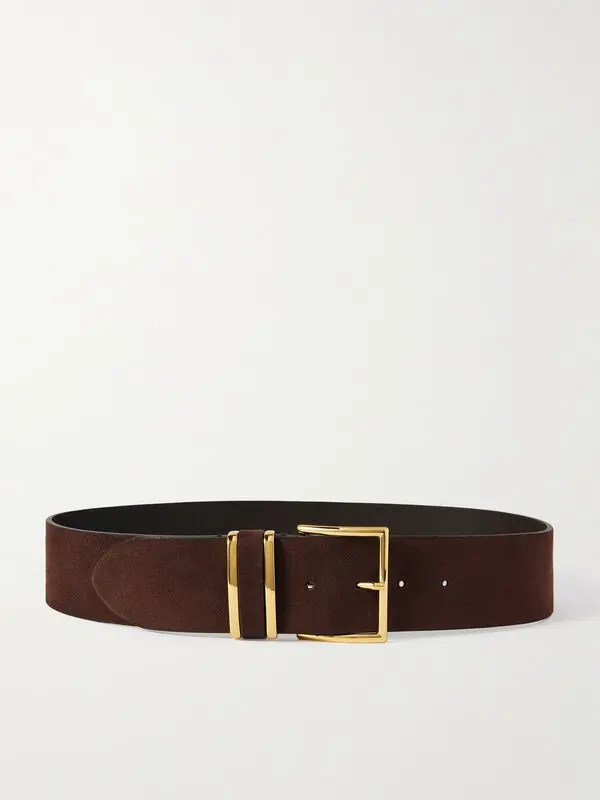 Anderson's Suede Belt - Brown