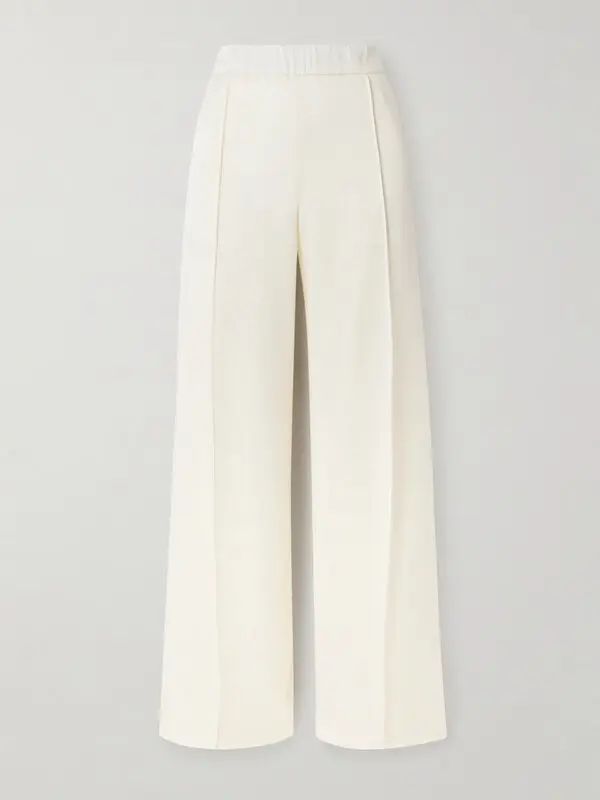 JIL SANDER Satin Wide-leg Pants - Neutrals