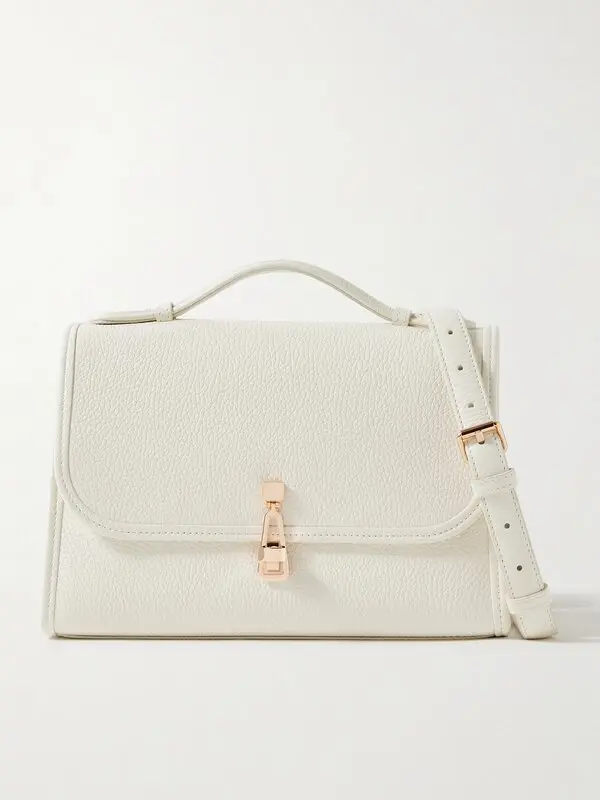Gabriela Hearst Leonora Medium Textured-leather Tote - Ivory