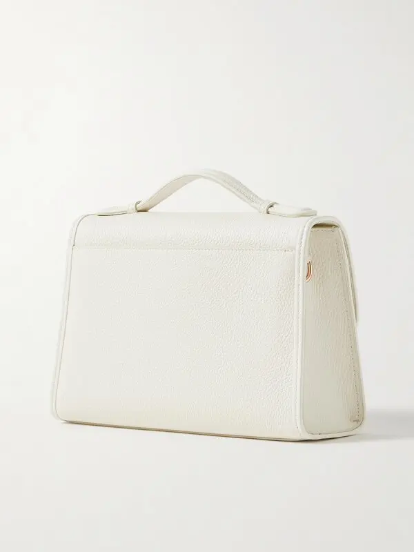 Gabriela Hearst Leonora Medium Textured-leather Tote - Ivory