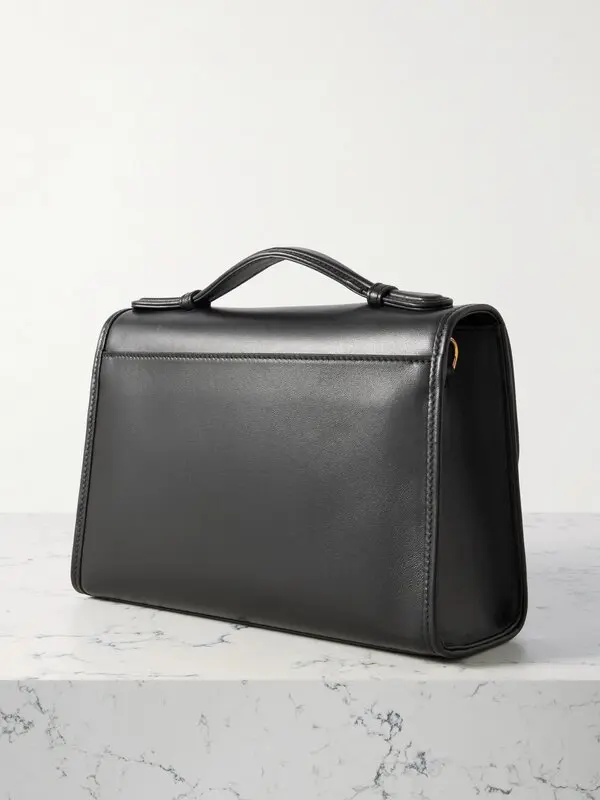 Gabriela Hearst Leonora Medium Leather Tote - Black