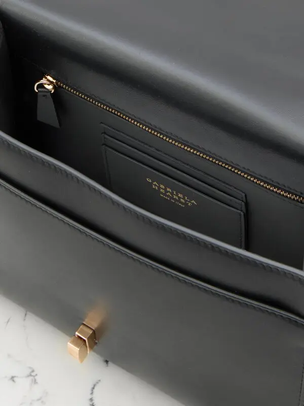 Gabriela Hearst Leonora Medium Leather Tote - Black