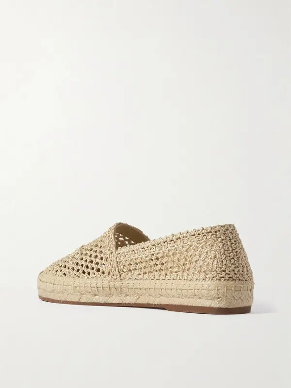 Chloé Isla Crocheted Espadrilles