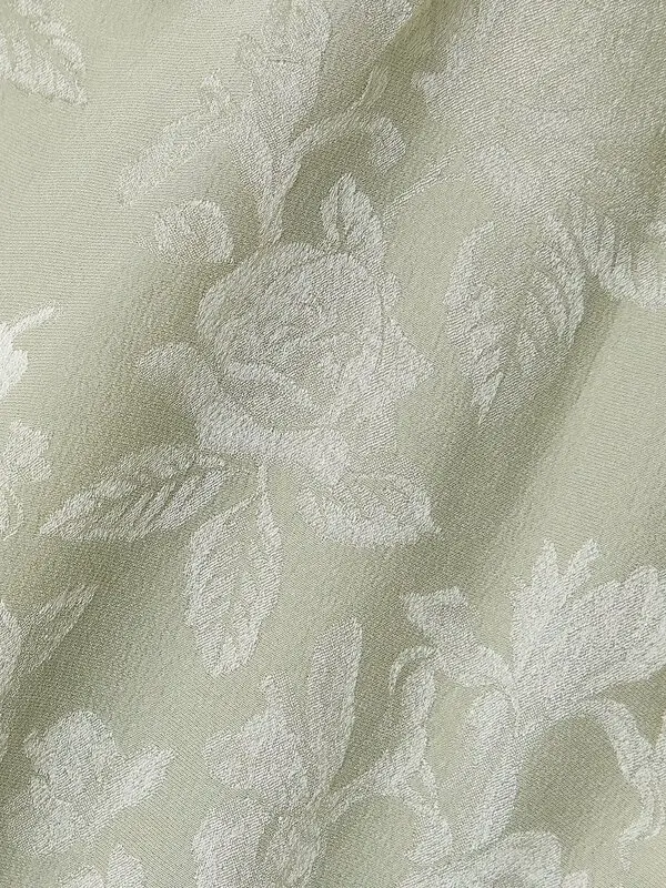 Chloé Lace-trimmed Silk-jacquard Camisole