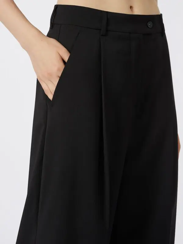 Max Mara Oversized Stretch Wool Trousers