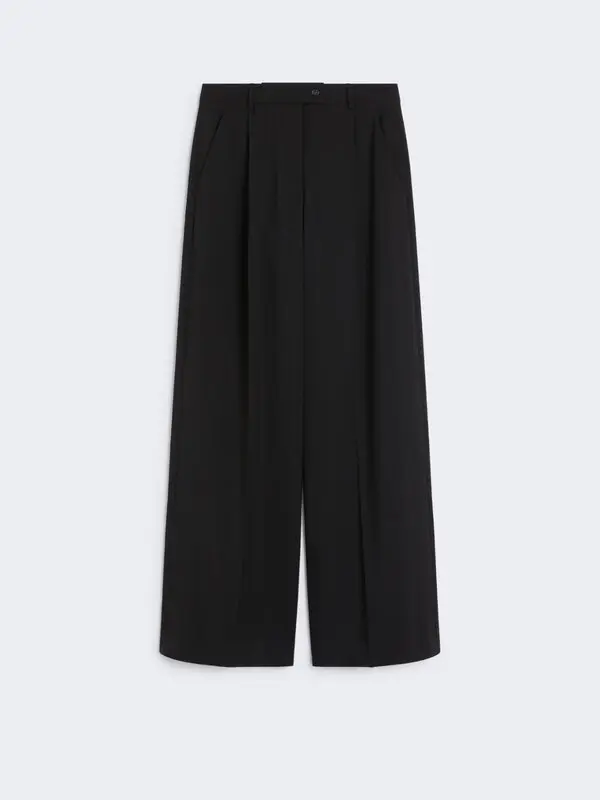 Max Mara Oversized Stretch Wool Trousers