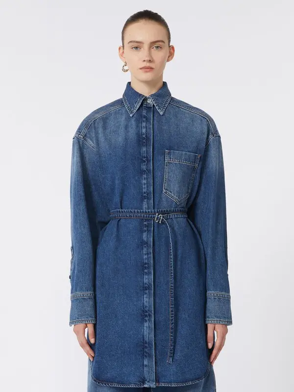 Max Mara Oversized Denim Shirt