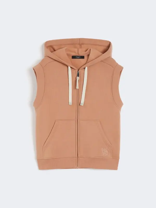Max Mara Cotton Fleece Gilet