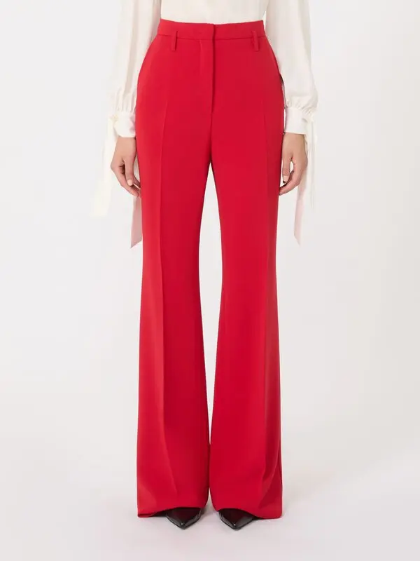 Max Mara Flared Cady Trousers