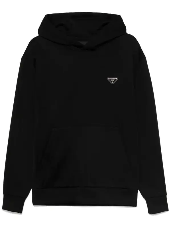 Prada Triangle-logo Hoodie