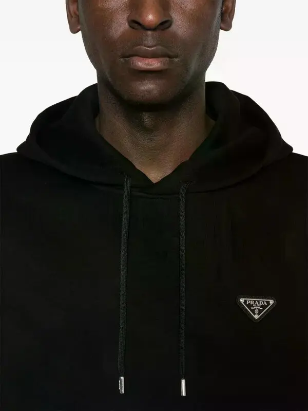 Prada Triangle-logo Hoodie