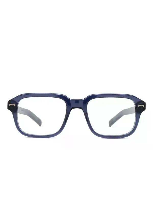 Montblanc Rectangle-frame Glasses - Blue