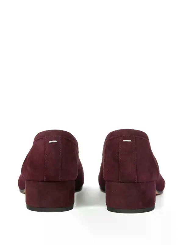 MAISON MARGIELA Tabi Block-heel Suede Pumps