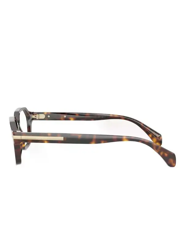Moncler Tortoiseshell Rectangular Glasses