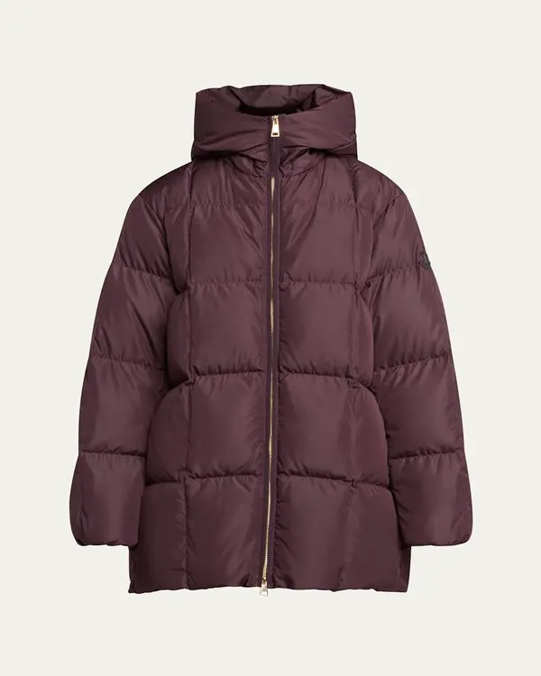 Moncler Darbon Oversized Hooded Down Jacket