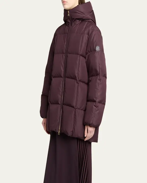 Moncler Darbon Oversized Hooded Down Jacket