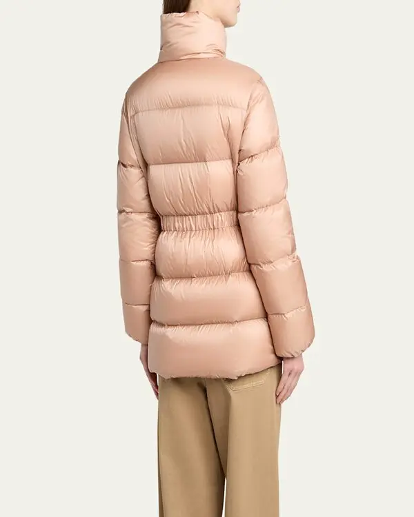 Moncler Brossette Down Puffer Jacket - Pink