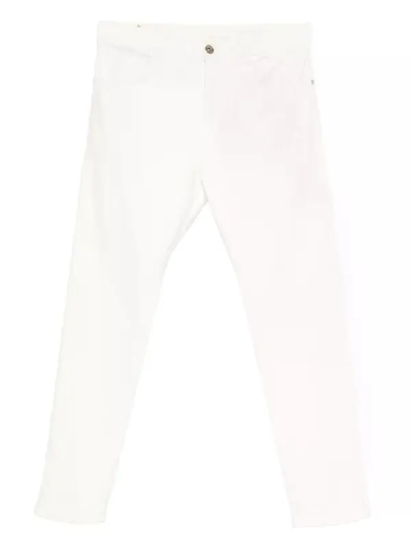 Eleventy Five-pocket Trousers - White