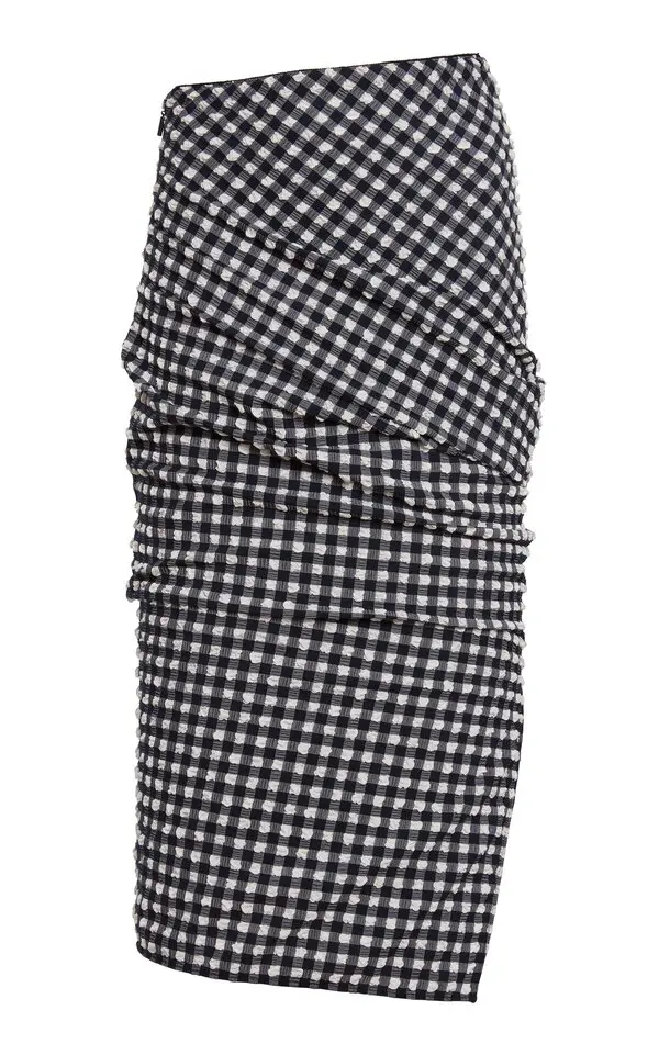 LANVIN Gathered Midi Skirt