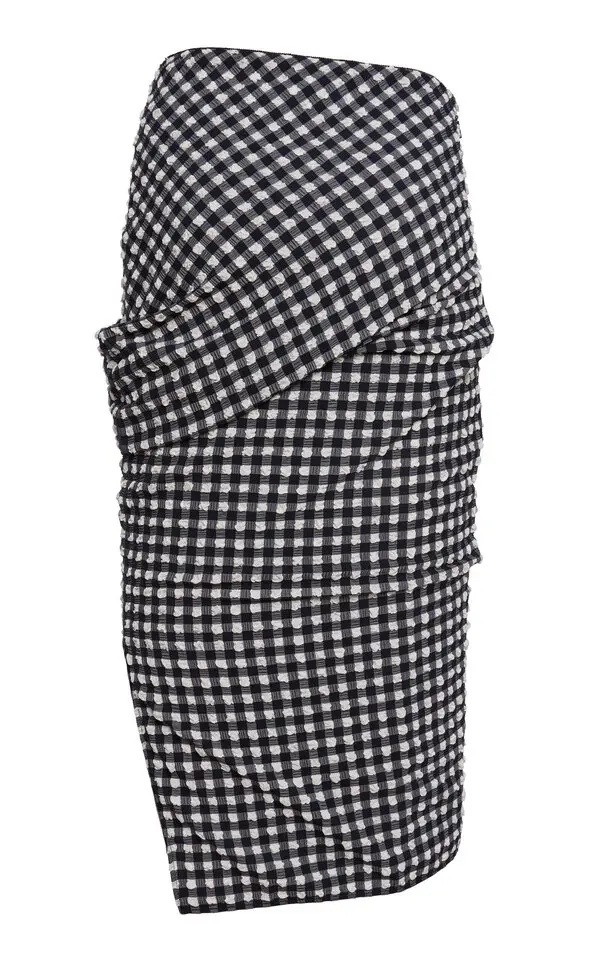 LANVIN Gathered Midi Skirt