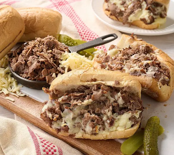 RASTELLI'S Tony Luke's 12-ct Cheesesteak Kit W/ Ribeye, Cheese & Rolls - One-color