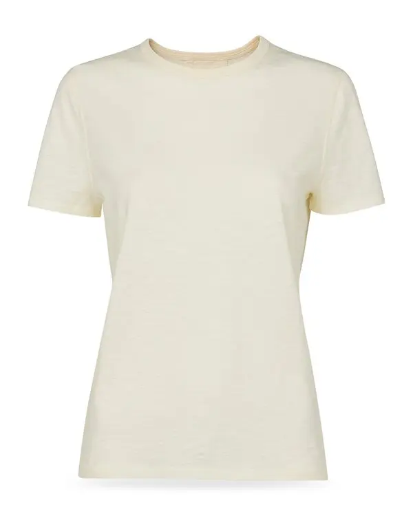Whistles Posie Double Trim Tee - Cream